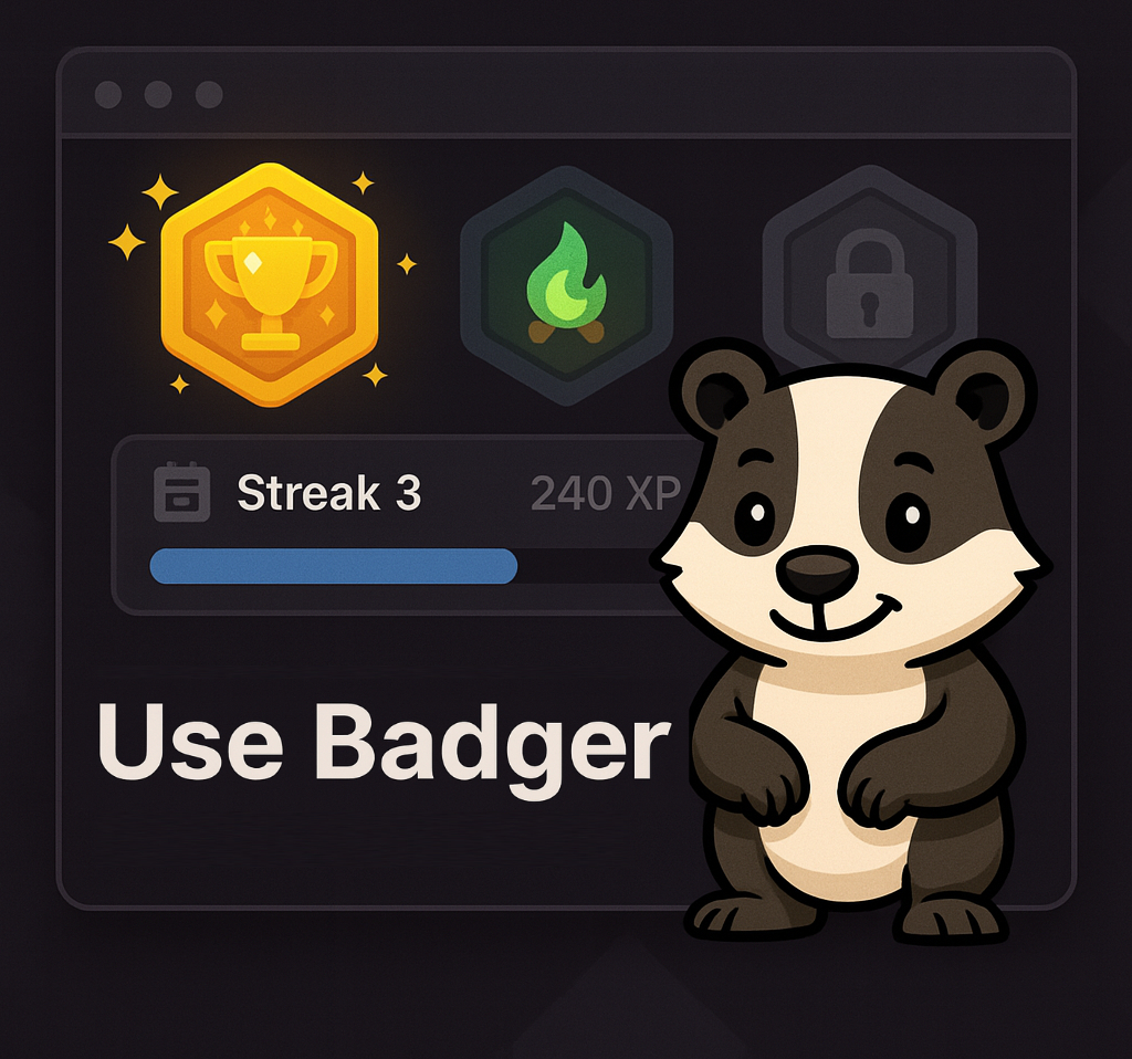 Badger | The easiest way to add achievements to your app